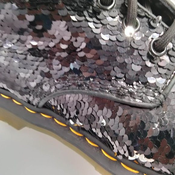 Dr. Martens | Shoes | Dr Martens 46 Pascal Reversible Flip Sequin Boots 6 | Poshmark
